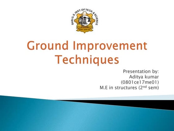 Soil Improvement Techniques | PPT