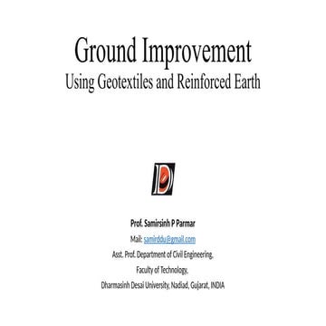 Ground Improvement Using Geotextile and Reinforced Earth.pptx