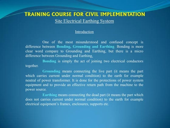 IS : 3043 -1987 CODE OF PRACTICE FOR EARTHING(REACTANCE GROUNDING) | PPT