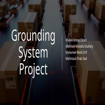 Grounding SystemGrounding SystemGrounding SystemGrounding ...