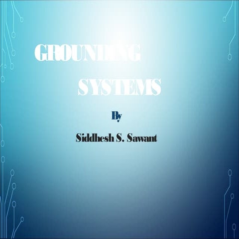 Grounding systems | PPT
