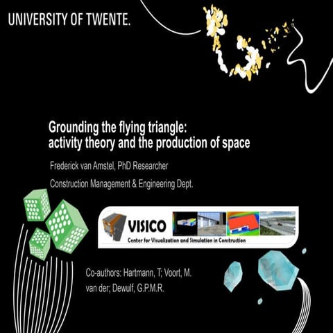 Grounding the flying triangle: activity theory and the production of ...