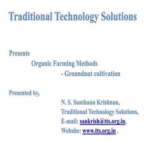 Groundnut | PDF