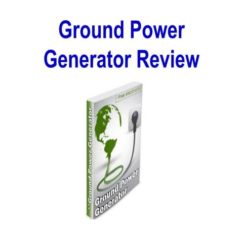 Magnetic power generator | PPTX