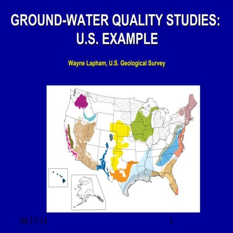 Groundwater Quality Studies: U.S. Example (Lapham) | PPT