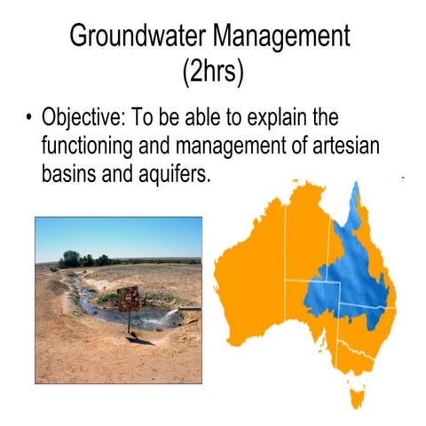 Groundwater management | PPT