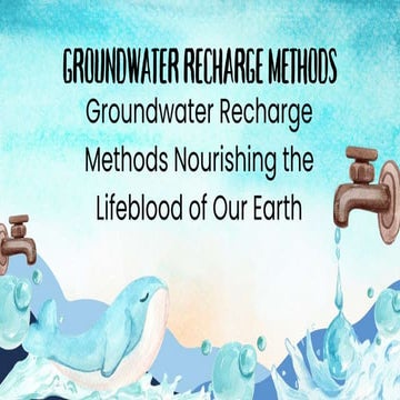 Groundwater Recharge Methods Ensuring Sustainable Water Supply India ...