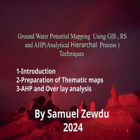 Groundwater Water Potential Mapping.pptx
