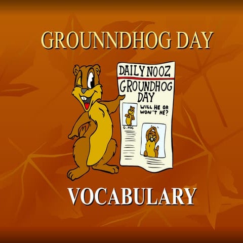 Groundhog day | PPT