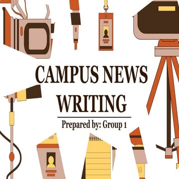 Campus Journalism 101: News Writing | PPTX
