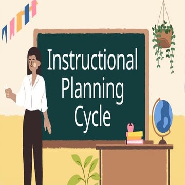 Instructional Planning Cycle and their Models | PPTX