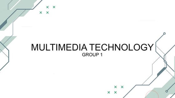 Multimedia is a way of combining different types of media, such as text ...