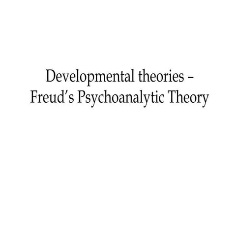 SIGMUND FREUD PSYCHOSEXUAL STAGES OF DEVELOPMENT AND PARTS OF HUMAN ...