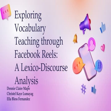 GROUP 1 Final Presentation for 3rd Year English Research Paper | PPT