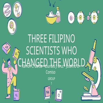 GROUP-1-THREE-FILIPINO-SCIENTIST THEORY. | PPTX