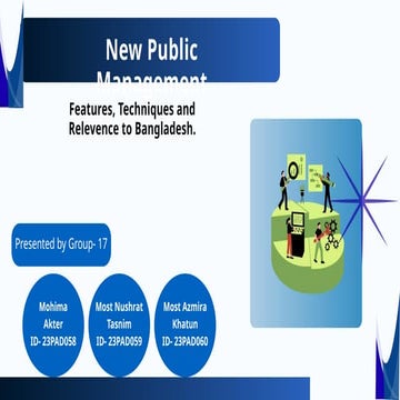 . New Public Management. For public administration | PPTX