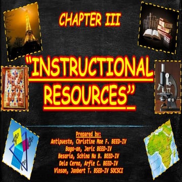 GROUP - 1 (INSTRUCTIONAL RESOURCES).pptx