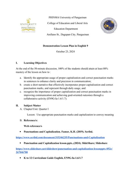 Final lesson plan in Math (4A's Approach) | PDF