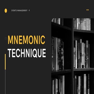 MNEMONIC TECHNIQUES USE IN MEMORIZATION/ | PDF | Digital Audio ...