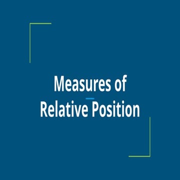GRADE 10 Measures of Positions PowerPoint Presentation | PPTX