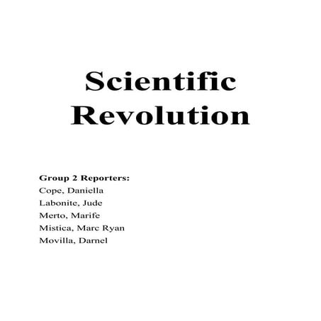 The scientific revolution ppt | PPTX