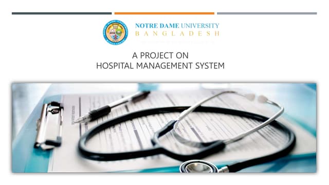 HOSPITAL APPOINTMENT SYSTEM.pptx for final project | PPTX