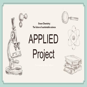 Applied Project Lesson in Applying to our Daily Lives | PPT