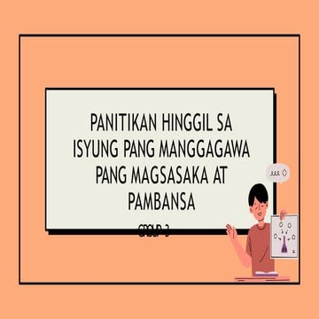 Mga patakaran at programang pangkabuhayan ng pamahalaan | PPT