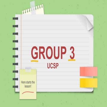 GROUP-3-UCSP.pptx | Biological Sciences | Science