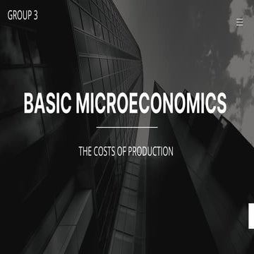 BASIC MICROECONomics | PPT