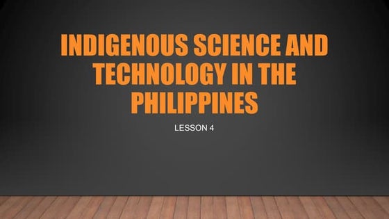 Indigenous Knowledge Systems And Practices In The Philippines 1 Pdf