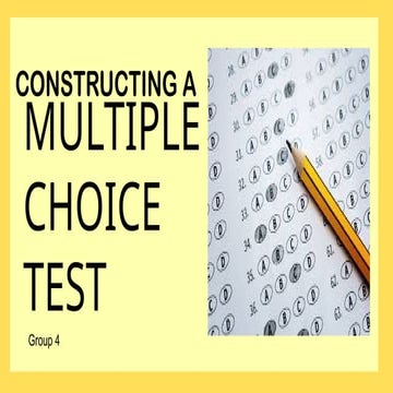 Reportings about Constructing a Multiple Choice Test a MCT.pptx