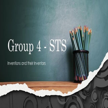 Inventions and their inventions- STS sub. | PDF