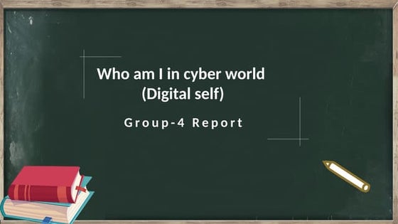 Digital Self | PPTX | Social Networking | Internet