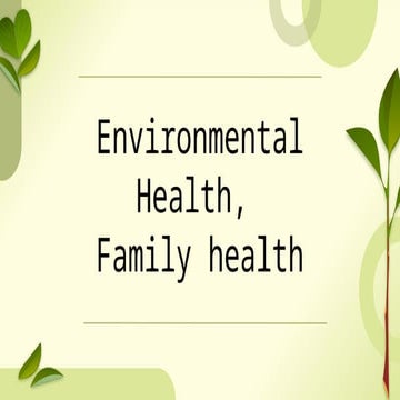 Family Health characters in the Philippines | PPTX