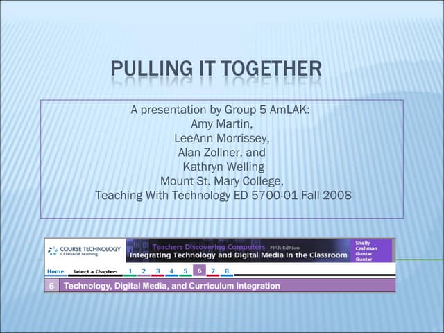 Technology Integration PowerPoint | PPT