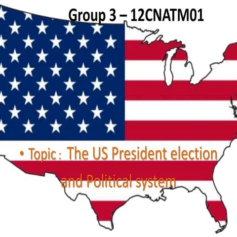 US President election and political institution | PPTX