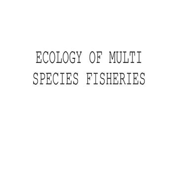 Group-6-Ecology-in-Multi-Species-Fisheries.pptx | Fishing Sports | Sports