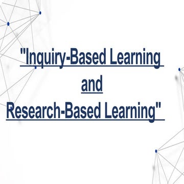 Unfolding Inquiry-Based Learning: Types, Roles, and Classroom ...