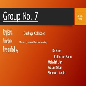 Group 7 Presentation Garbage Collection | PPT