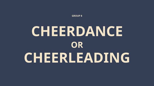 cheer DANCE HOPE 3, the different basic steps of cheer dance | PPTX