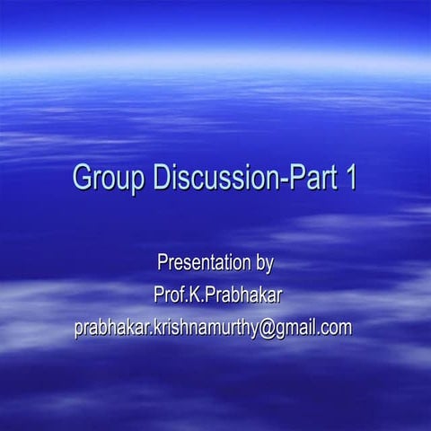 Group Discussion and JOHARI WINDOW | PPT | Business | Business and Finance