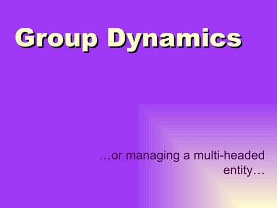 Group Behavior | PPT