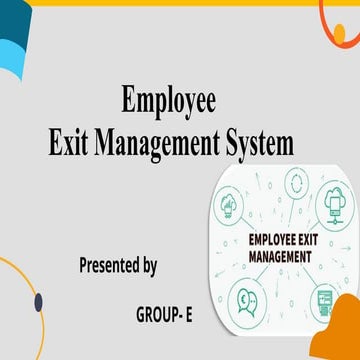 Comprehensive Employee Exit Management System at HCL Technologies | PPTX
