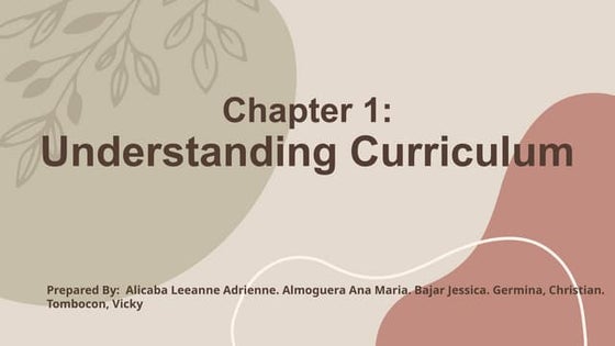 CURRICULUM MAPPING.pptx | Educational Assessment | Education