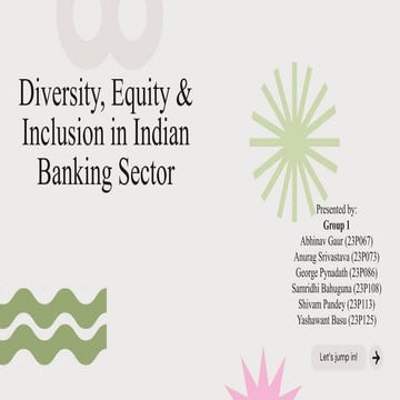 Diversity Inckusion, Indian Banking.pptx
