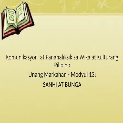 Group 1.pptx sanhi at bunga sample ppt g11 | PPTX