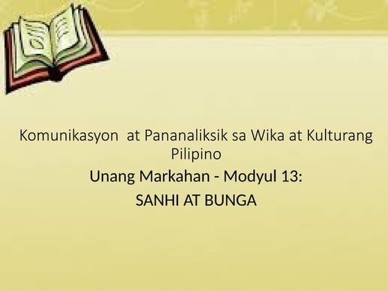 FILIPINO 5 SANHI AT BUNGA.pptx