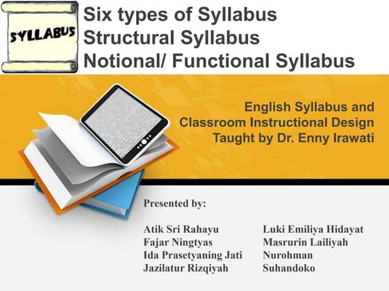 Types of Syllabus | PPT
