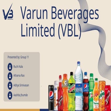 VARUN BEVERAGES PPT FAC PROJECT IIM RAIPUR | PPTX